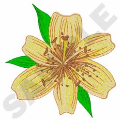 Tiger Lily Embroidery Design | AnnTheGran.com