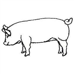 Yorkshire Outline Embroidery Design | AnnTheGran.com