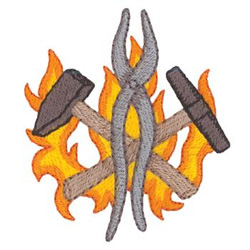 Blacksmith Embroidery Design | AnnTheGran.com