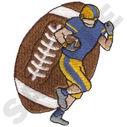 Football Player Embroidery Design | AnnTheGran.com