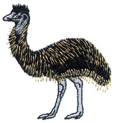 Emu Embroidery Design | AnnTheGran.com