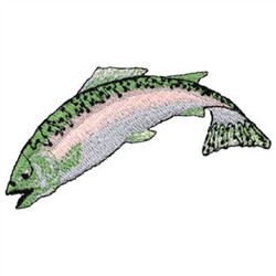 Salmon Embroidery Design | AnnTheGran.com