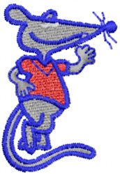 Cartoon Rat Embroidery Design | AnnTheGran.com