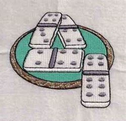 Domino Game Embroidery Design | AnnTheGran.com