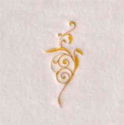 Small Swirl Embroidery Design | AnnTheGran.com