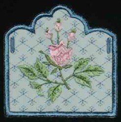 Rose Side Box Embroidery Design | AnnTheGran.com