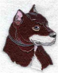 Realistic Dog Embroidery Design | AnnTheGran.com