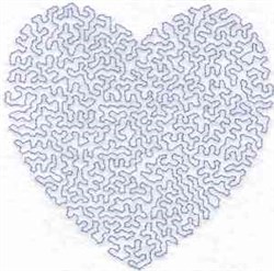 Stipple Heart Embroidery Design | AnnTheGran.com