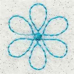 Daisy Outline Embroidery Design | AnnTheGran.com
