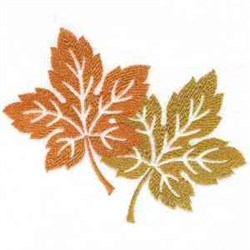 Fall Leaves Embroidery Design | AnnTheGran.com