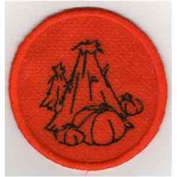 Haystack Coaster Embroidery Design | AnnTheGran.com