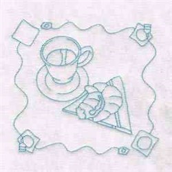 RW Tea Time Embroidery Design | AnnTheGran.com