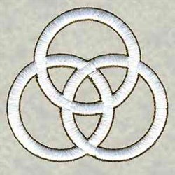 Trefoil Trinity Embroidery Design | AnnTheGran.com