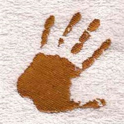 Hand Print Embroidery Design | AnnTheGran.com