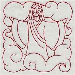 Jesus Quilt Block Embroidery Design | AnnTheGran.com