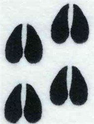 Moose Tracks Embroidery Design | AnnTheGran.com
