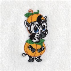 Zebra Pumpkin Embroidery Design | AnnTheGran.com