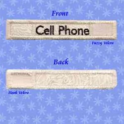 Cell Phone Cord Wrap Embroidery Design | AnnTheGran.com