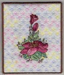 Lily Side Embroidery Design | AnnTheGran.com