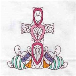 Easter Cross Embroidery Design | AnnTheGran.com