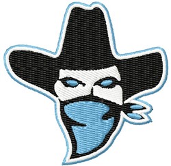 Outlaw Bandit Embroidery Design | AnnTheGran.com