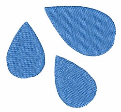 Rain Drops Embroidery Design | AnnTheGran.com