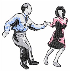 Shag Dancers Embroidery Design | AnnTheGran.com