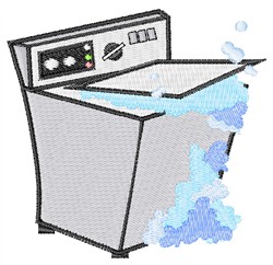 Washing Machine Embroidery Design | AnnTheGran.com