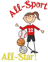 All Star Embroidery Design | AnnTheGran.com