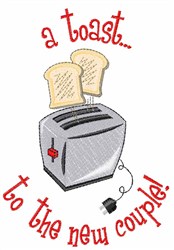 A Toast Embroidery Design | AnnTheGran.com