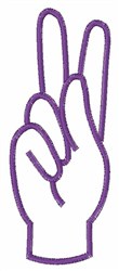 Sign Language K Embroidery Design | AnnTheGran.com