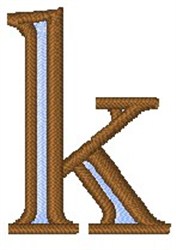 Outline k Embroidery Design | AnnTheGran.com