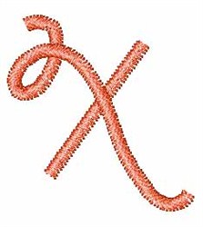 Watermelon Curl X Embroidery Design | AnnTheGran.com