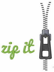 Zipper Embroidery Design | AnnTheGran.com