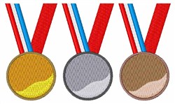 Olympic Medals Embroidery Design | AnnTheGran.com