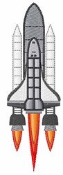 Space Shuttle Embroidery Design | AnnTheGran.com