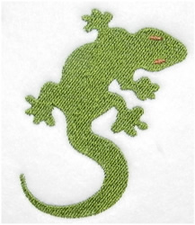 Gecko Lizard Embroidery Design | AnnTheGran.com