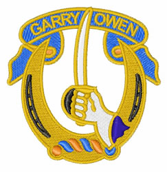 US 7th Cavalry Insignia Embroidery Design | AnnTheGran.com