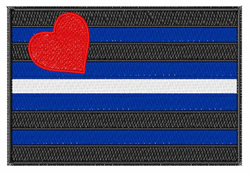 Leather Gay Flag Embroidery Design | AnnTheGran.com