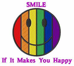 Smile Embroidery Design | AnnTheGran.com