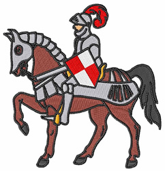 Knight Embroidery Design | AnnTheGran.com
