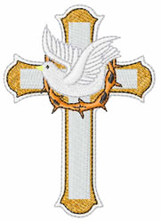 Easter Cross Embroidery Design | AnnTheGran.com
