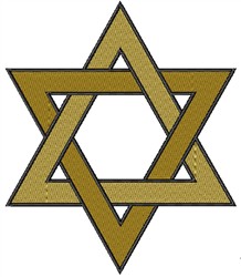 Star of David Embroidery Design | AnnTheGran.com