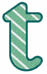 Lowercase t Embroidery Design | AnnTheGran.com