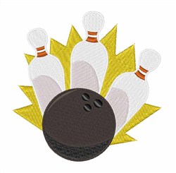 Bowling Embroidery Design | AnnTheGran.com