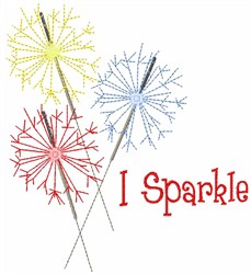 I Sparkle Embroidery Design | AnnTheGran.com