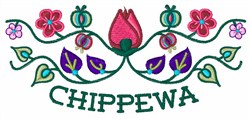 Chippewa Rose Embroidery Design | AnnTheGran.com
