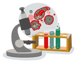 Biology Science Embroidery Design | AnnTheGran.com