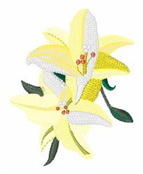 Lily Embroidery Design | AnnTheGran.com