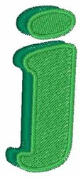 Lower Case j Embroidery Design | AnnTheGran.com
